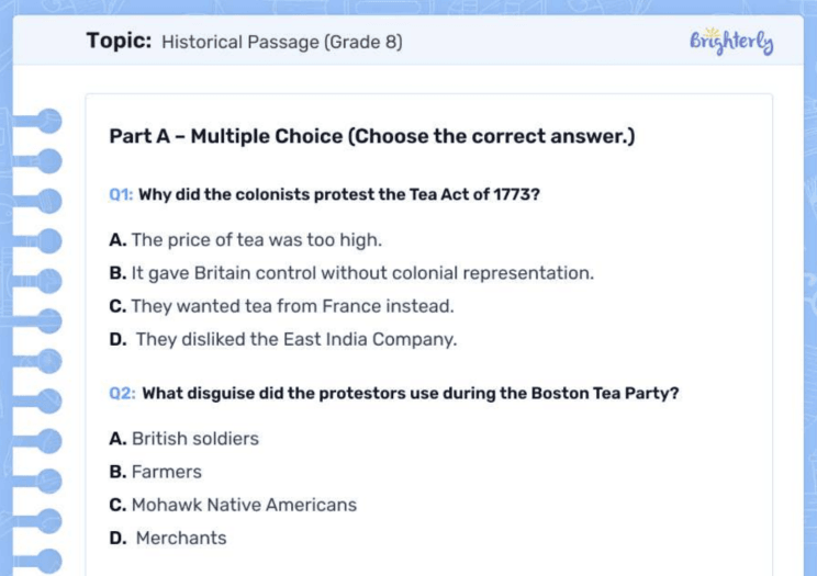 Historical Fiction Passages Worksheets [Free Printable]