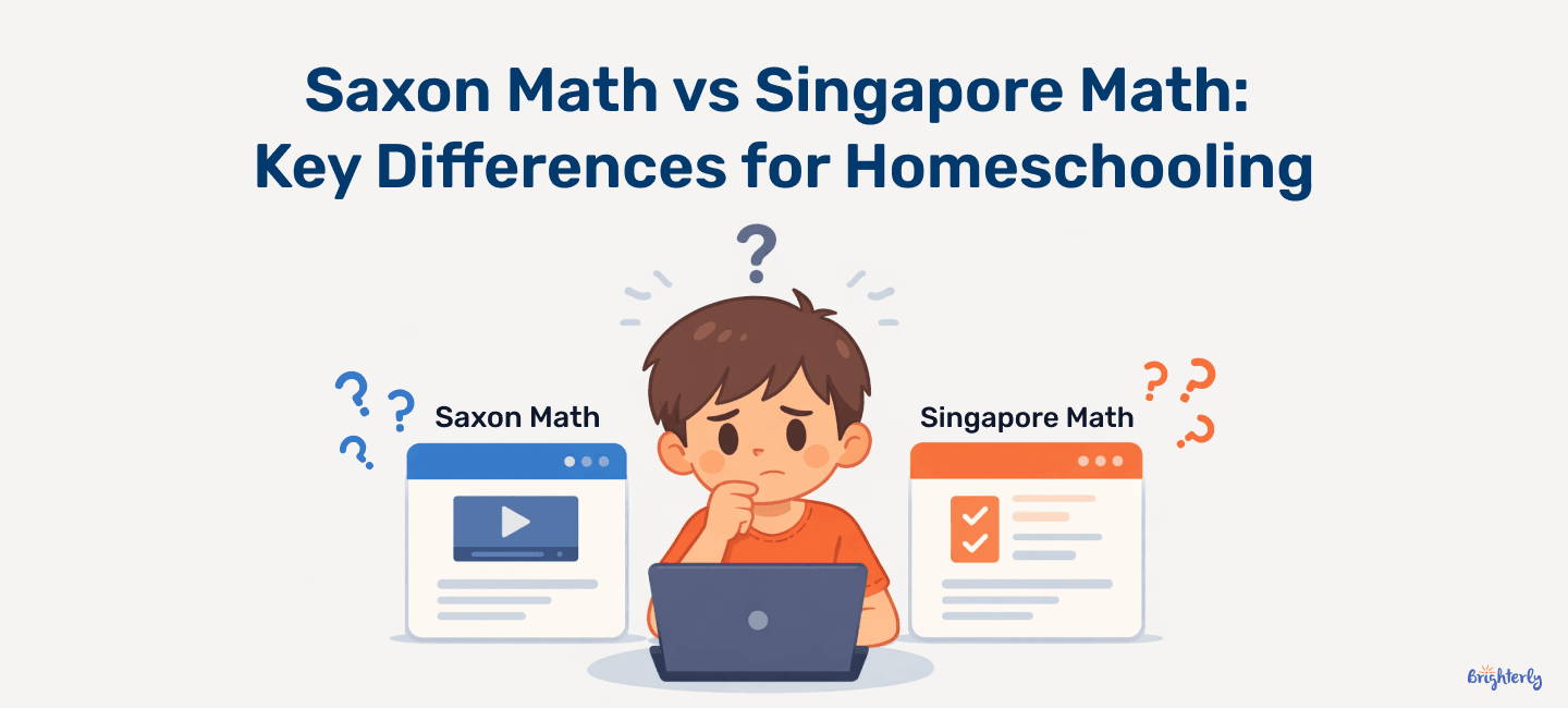 Saxon Math vs Singapore Math: Key Differences for Homeschooling