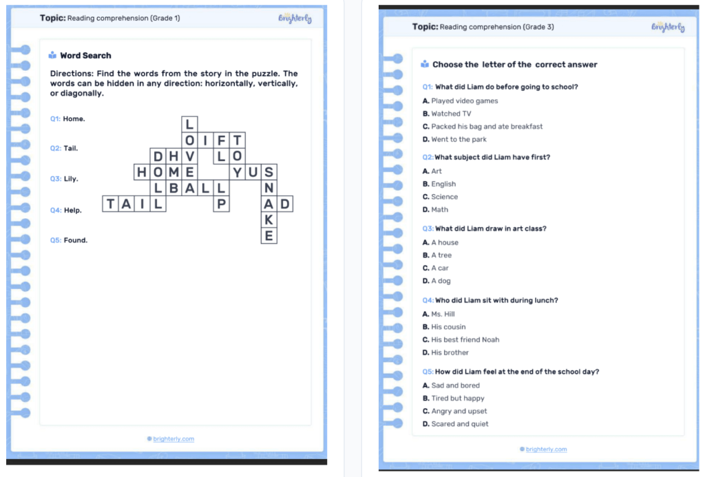 Signs of Reading Comprehension Problems in Kids