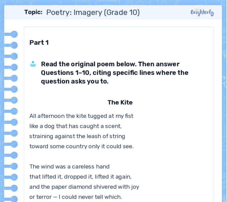 Free Poetry Analysis Worksheets High School PDF Pack