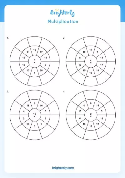 4th Grade Multiplication Worksheets - Free Printable Multiplication ...