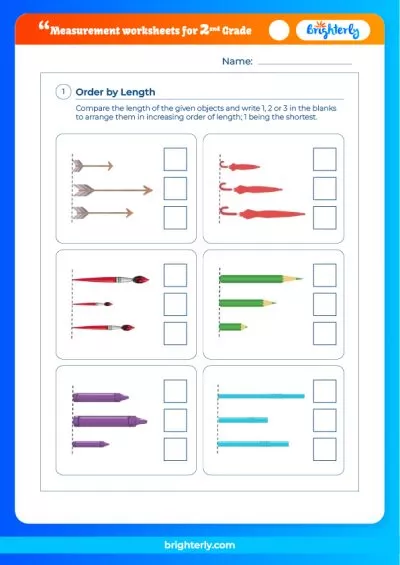 Free Printable Measurement Worksheets Grade 2 [PDFs] Brighterly.com
