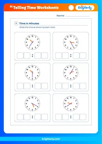Free Printable Telling Time Worksheets - How To Tell Time Worksheets