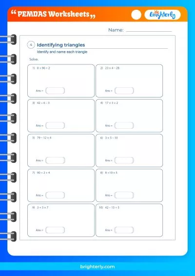 Free Printable PEMDAS Worksheets for Kids [PDFs] Brighterly