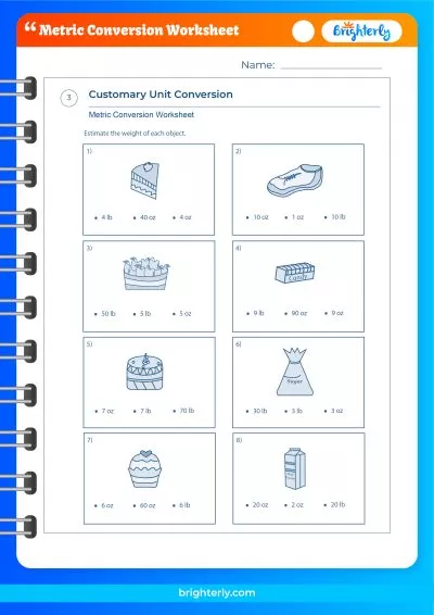 Free Metric Conversion Worksheets & Printables [PDFs] Brighterly