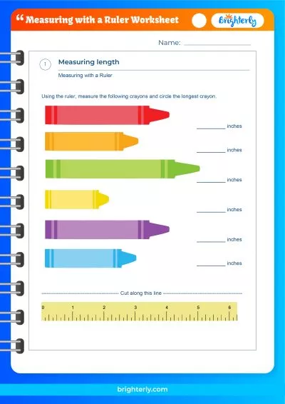 Free Printable Ruler Measurements Worksheets for Kids [PDFs]