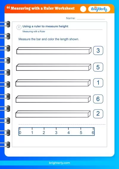 Free Printable Ruler Measurements Worksheets for Kids [PDFs]