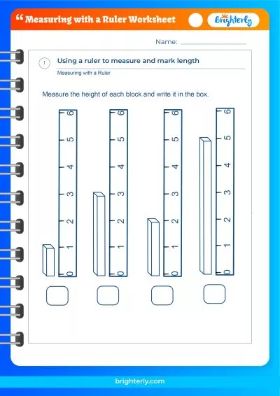 Free Printable Ruler Measurements Worksheets for Kids [PDFs]