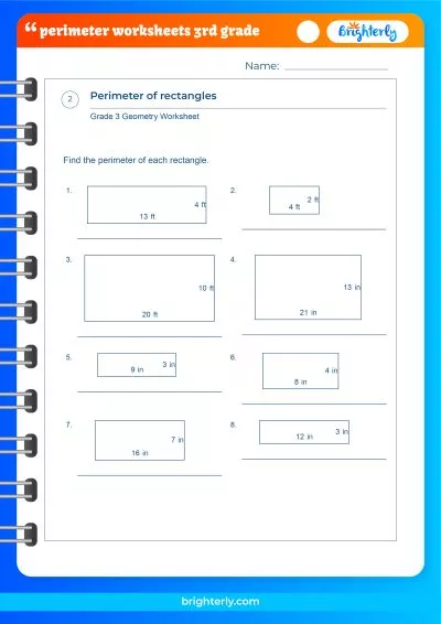 Free Perimeter Worksheets 3rd Grade for Kids [PDFs] Brighterly