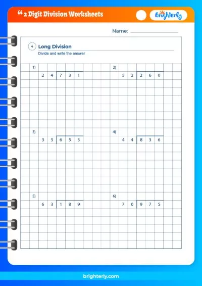 FREE Printable 2 Digit Division Worksheets [PDFs] Brighterly
