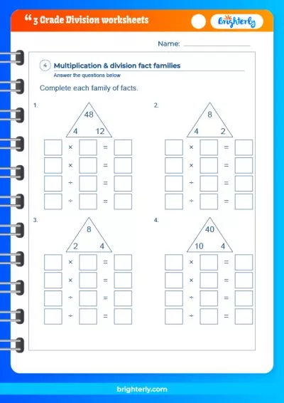 FREE Printable Division Worksheets for Grade 3 [PDFs] Brighterly