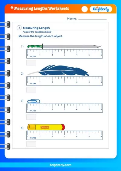 FREE Printable Measuring Lengths Worksheets [PDF] Brighterly