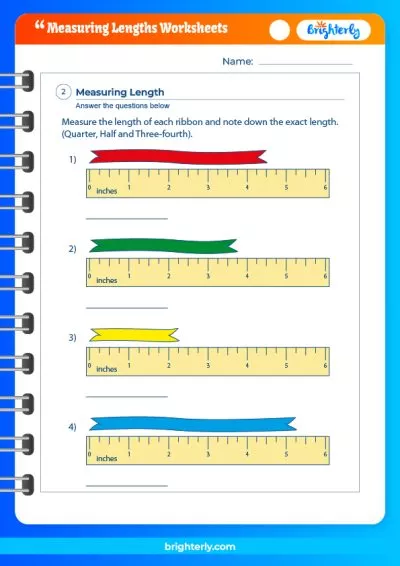 FREE Printable Measuring Lengths Worksheets [PDF] Brighterly