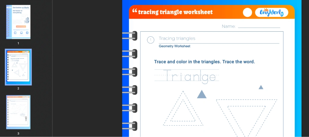 Triangle Worksheets [Free Printable]