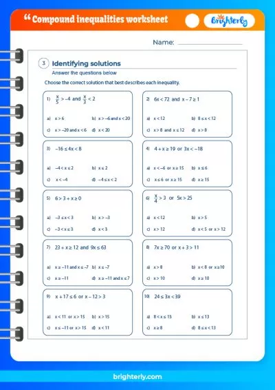 Everything You Need to Know about the Compound Inequalities Worksheet ...