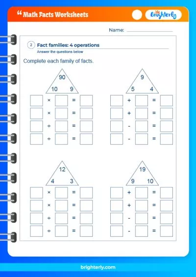 FREE Enhance Your Knowledge of Math Facts Worksheets [PDFs]