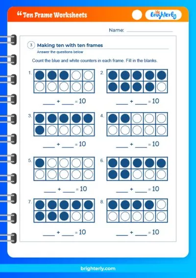 Everything You Need To Know About Ten Frame Worksheets [PDFs ...