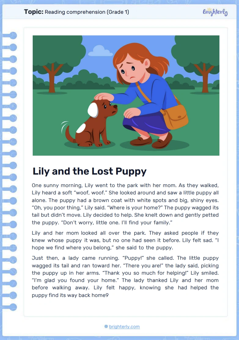 1st Grade Reading Worksheets [Free download]