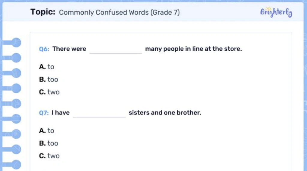 Commonly Confused Words Worksheet [Free Printable]